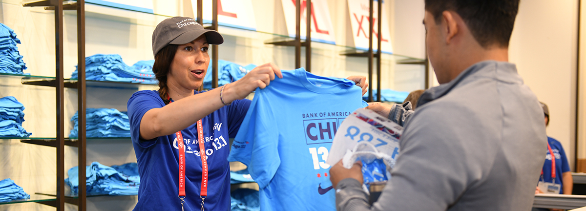 PACKET PICK-UP VOLUNTEERS - Bank of America Chicago 13.1
